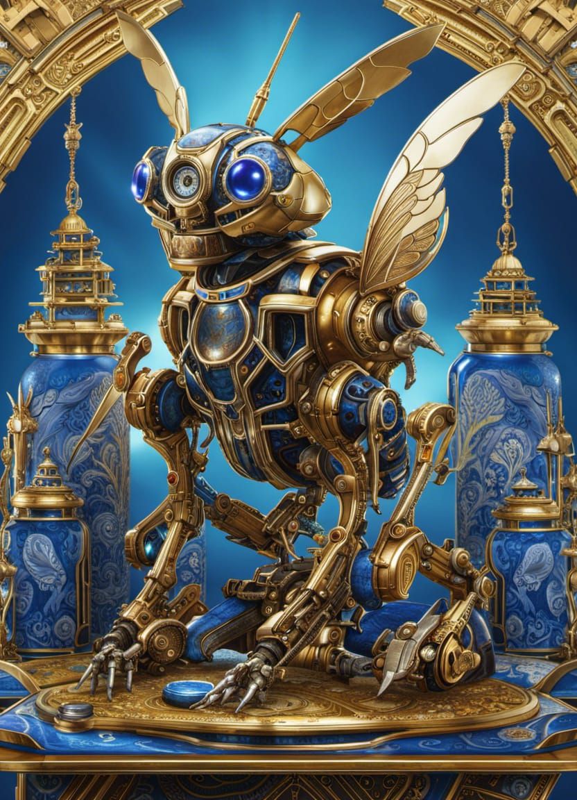 Steampunk Clockwork Pet - AI Generated Artwork - NightCafe Creator