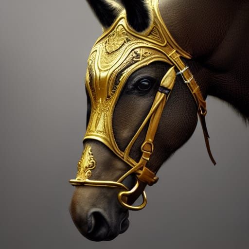 Golden Bridle - AI Generated Artwork - NightCafe Creator