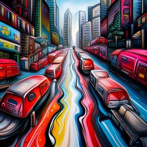 Too many colors - AI Generated Artwork - NightCafe Creator