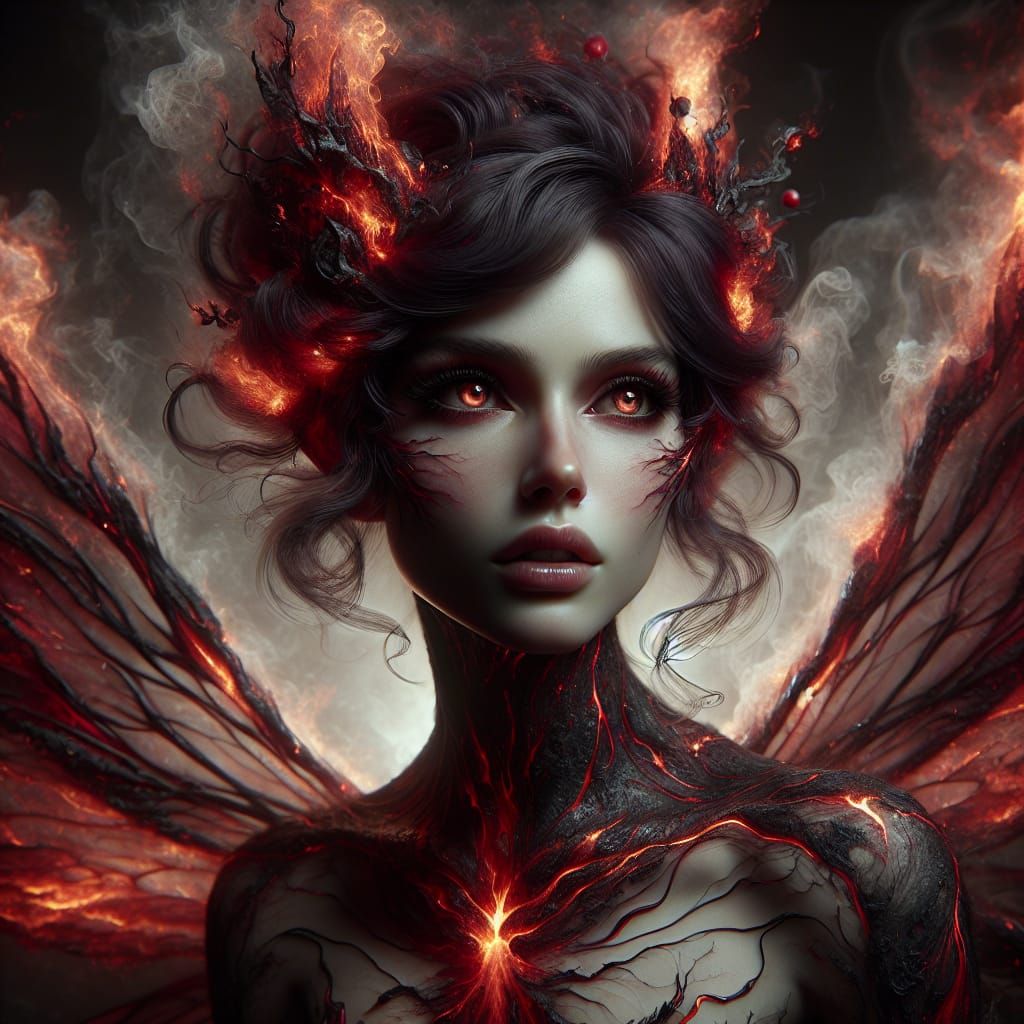 Burning Core - AI Generated Artwork - NightCafe Creator