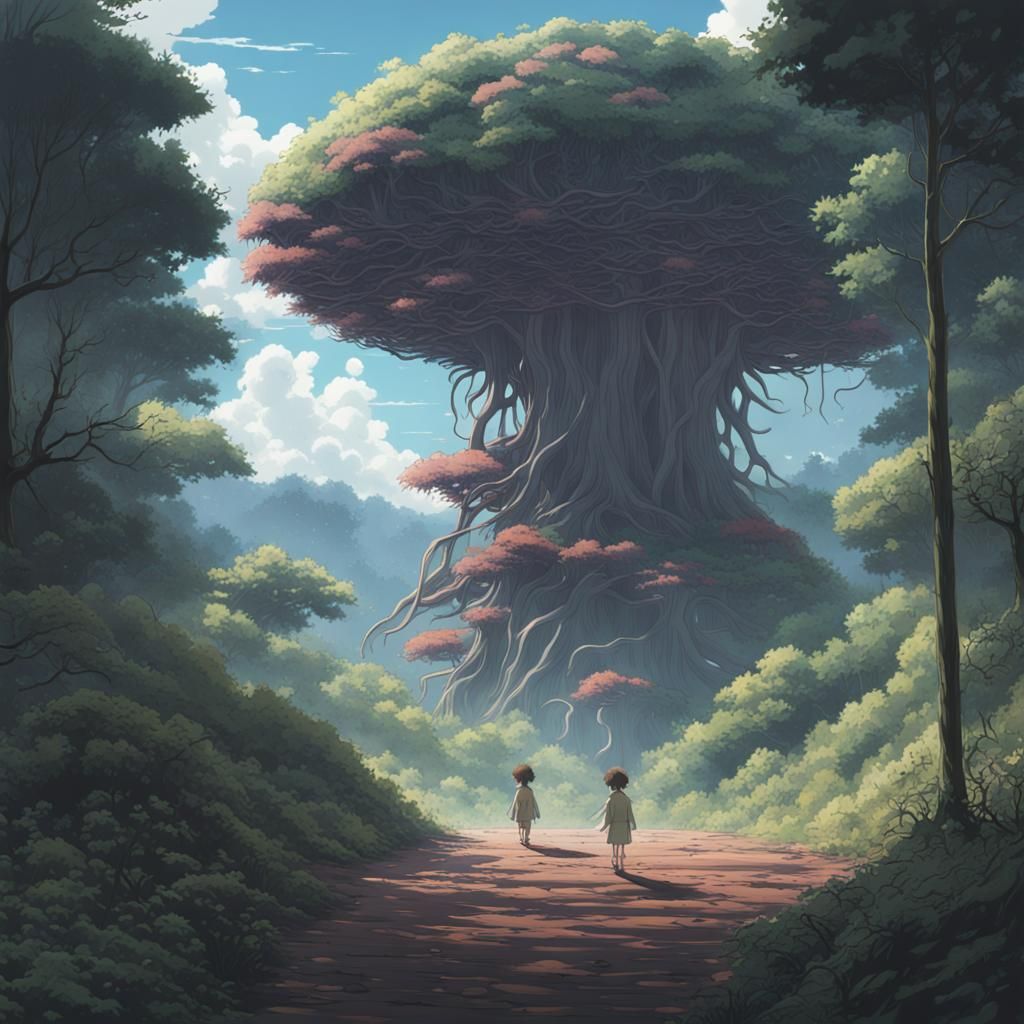 Ancient Tree - AI Generated Artwork - NightCafe Creator