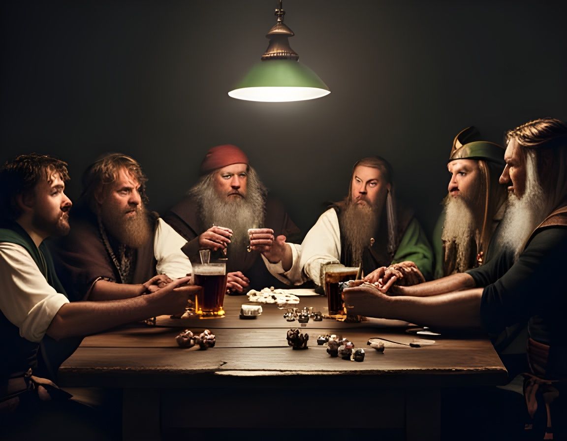 DnD tabletop session! - AI Generated Artwork - NightCafe Creator