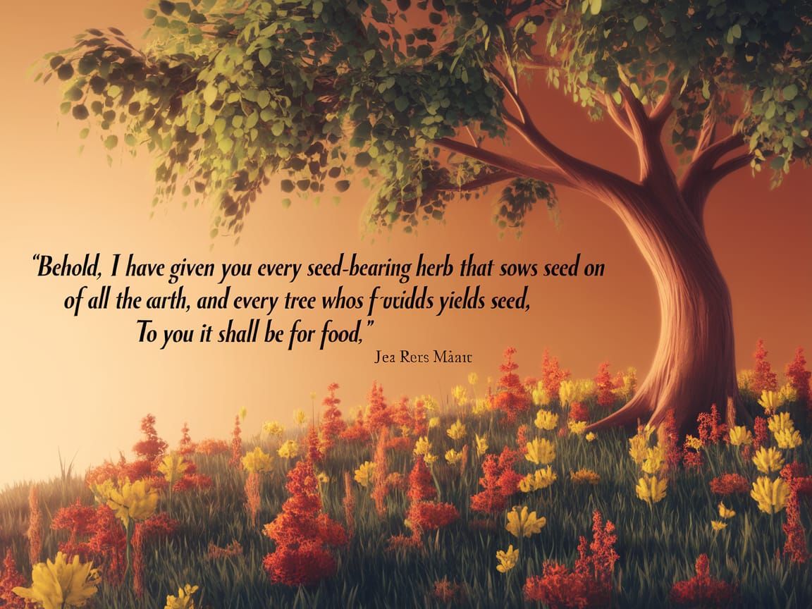 Bountiful Earth in Golden Light - AI Art