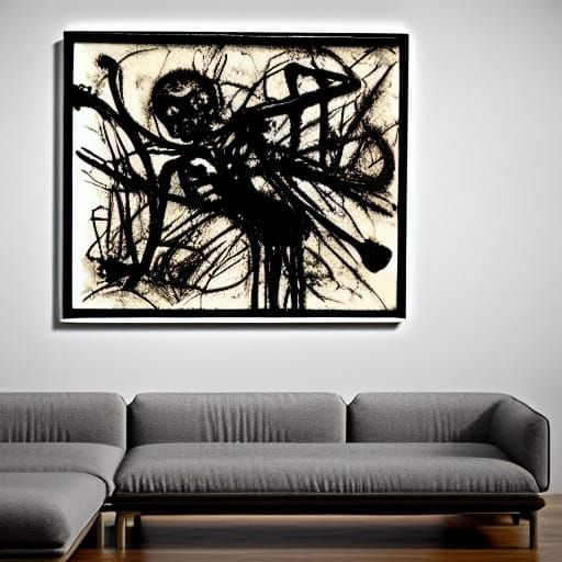 Jackson Pollock // Authentic Biblical Angel Charred Skeleton Exposed ...
