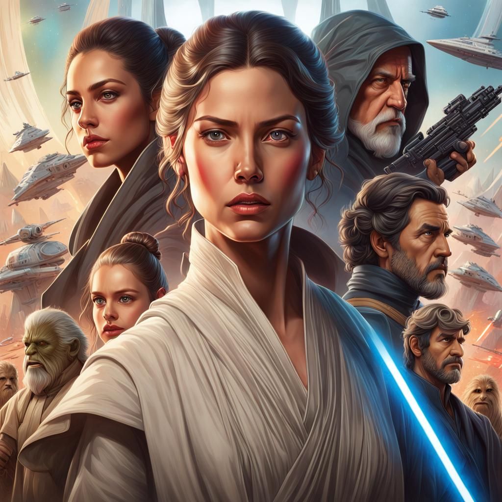 A tribute to star wars - AI Generated Artwork - NightCafe Creator