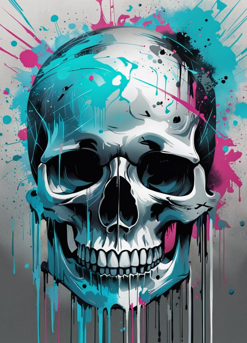 Skull || - AI Generated Artwork - NightCafe Creator