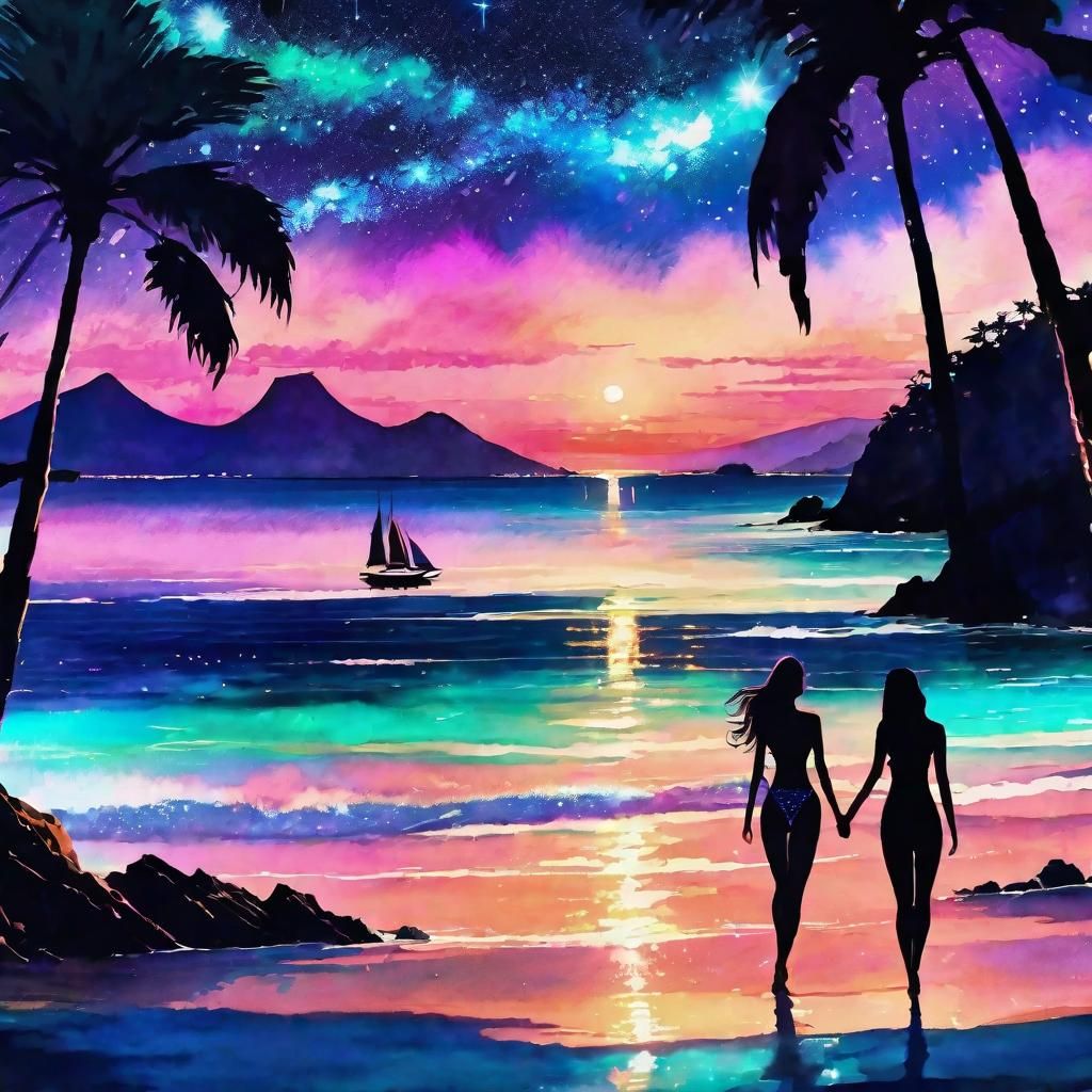 Just keep holding my hand. don't let go. - AI Generated Artwork ...