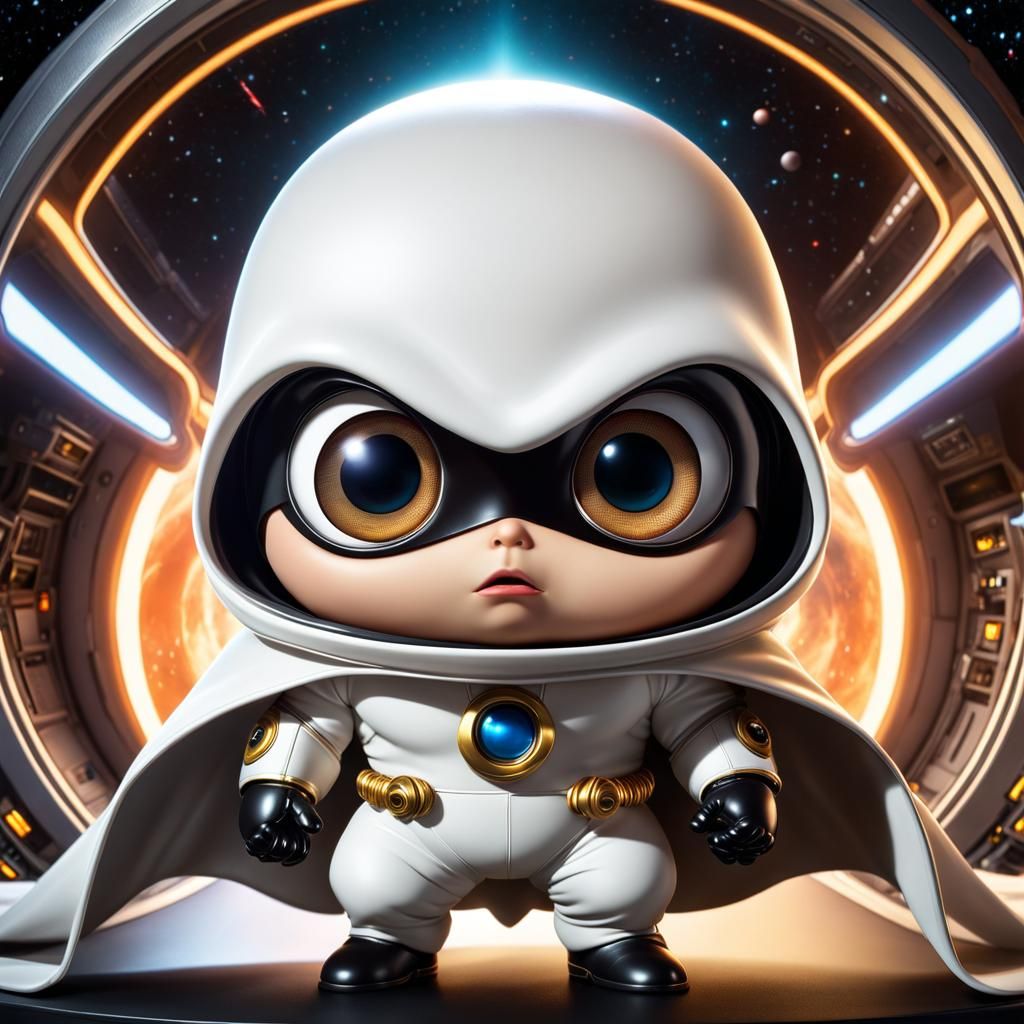 Chibi Space Ghost - AI Generated Artwork - NightCafe Creator