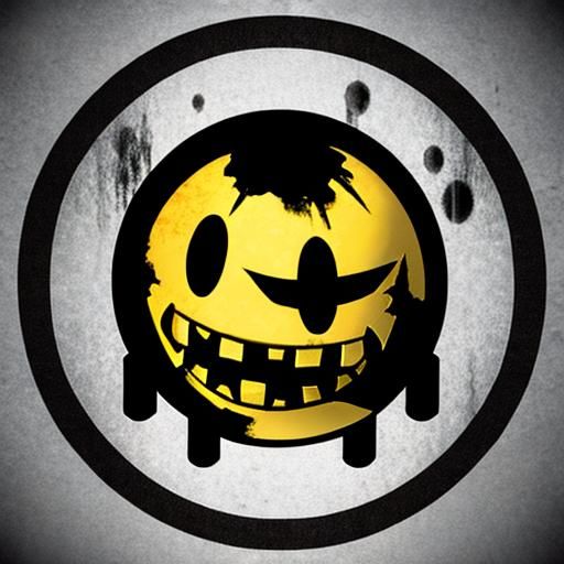 2d Smiley logo Smiley undead - AI Generated Artwork - NightCafe Creator