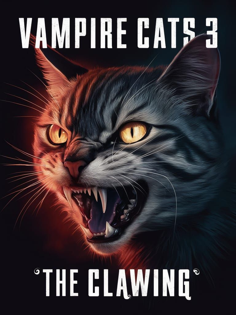 Vampire Cats 3: The Clawing - AI Generated Artwork - NightCafe Creator