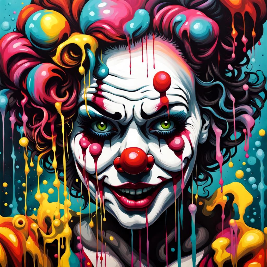 "Color Clown" - AI Generated Artwork - NightCafe Creator