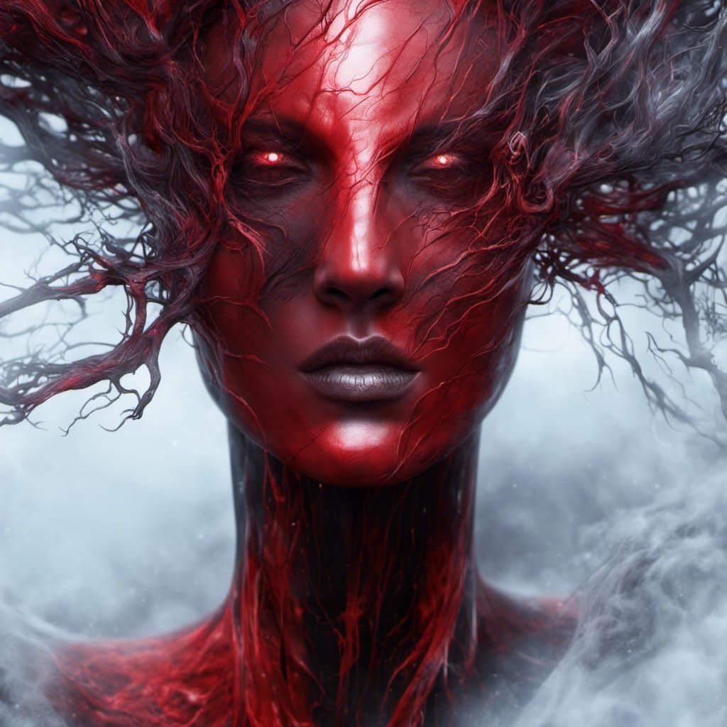 Blood Ghost - AI Generated Artwork - NightCafe Creator