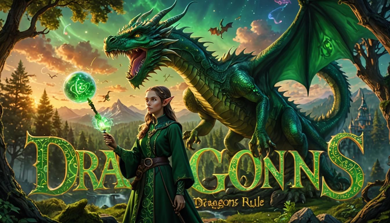 Dragons Rule 5 - AI Generated Artwork - NightCafe Creator