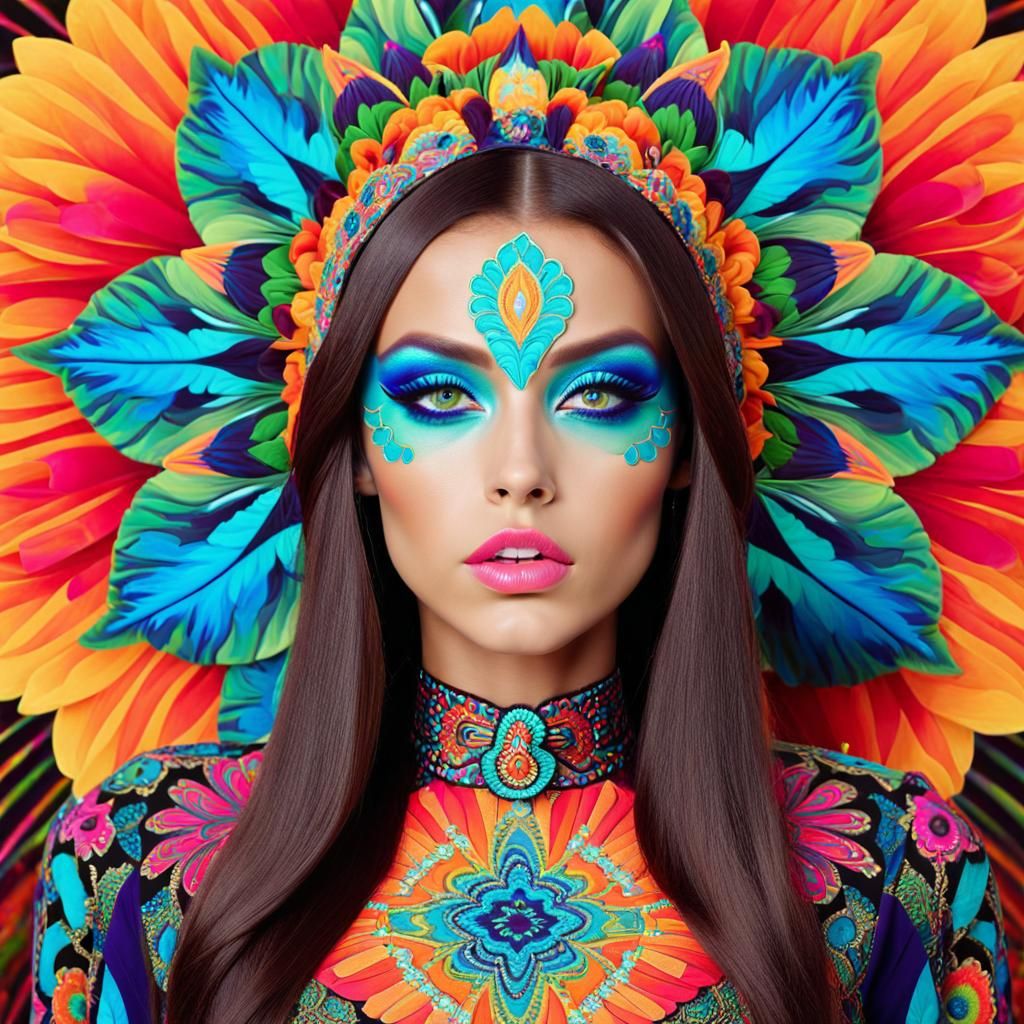 Psychedelic inspiration - AI Generated Artwork - NightCafe Creator