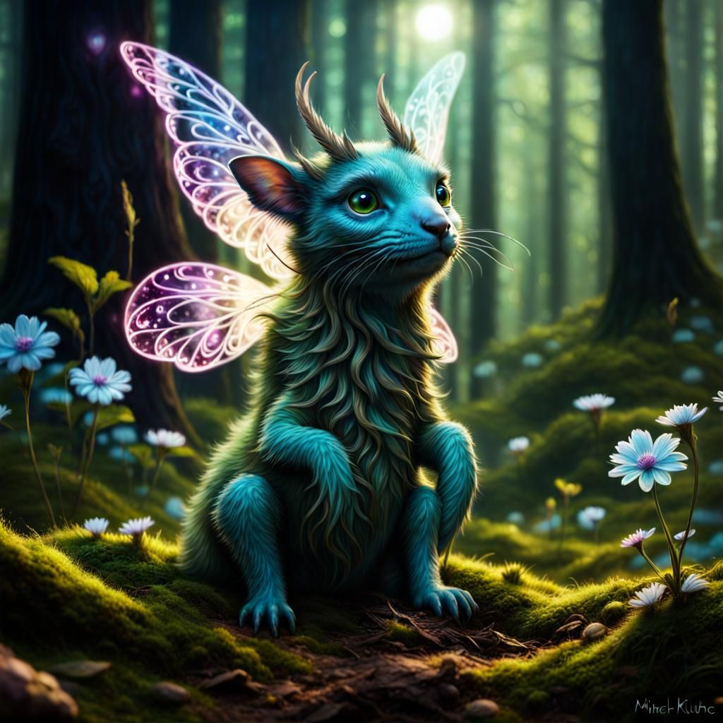 Magical Fae Creature - AI Generated Artwork - NightCafe Creator