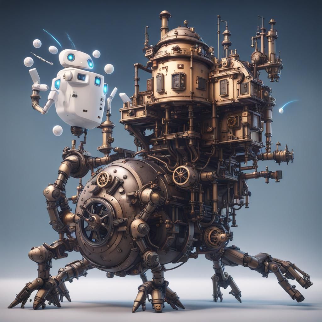 Grand contraption #2 - AI Generated Artwork - NightCafe Creator