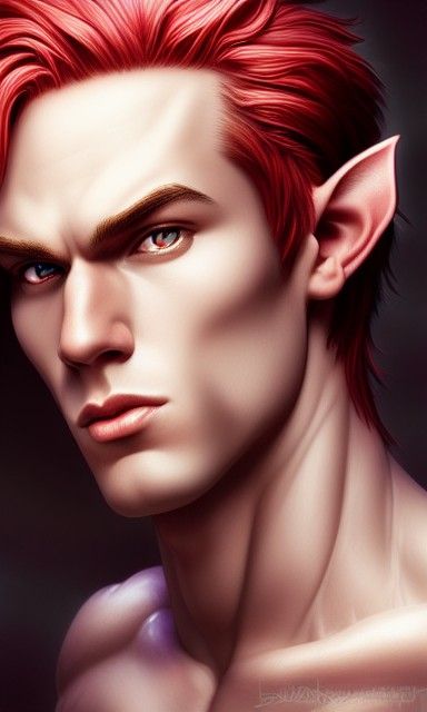 Engor the Scarlet Elf - AI Generated Artwork - NightCafe Creator