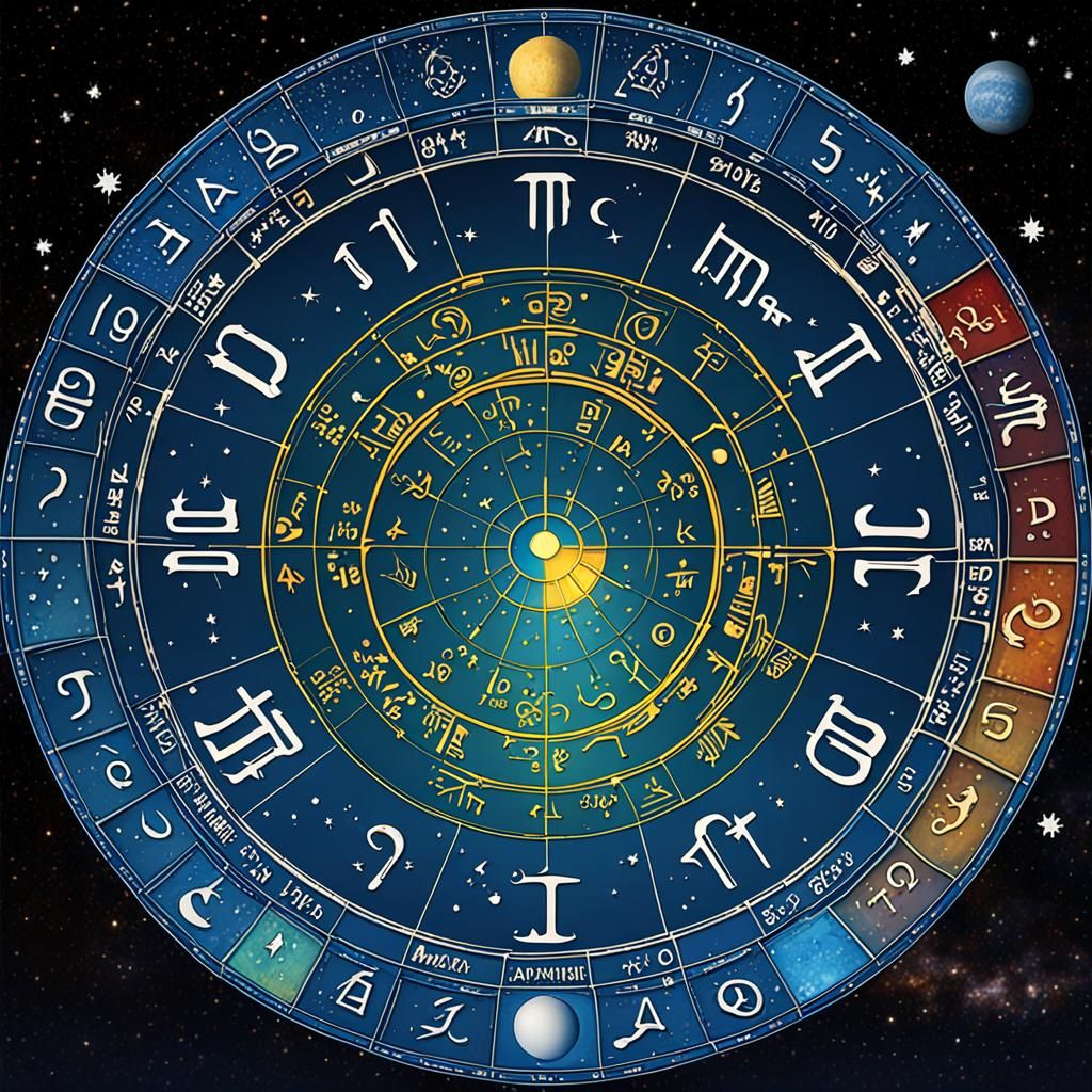 Natal chart - AI Generated Artwork - NightCafe Creator