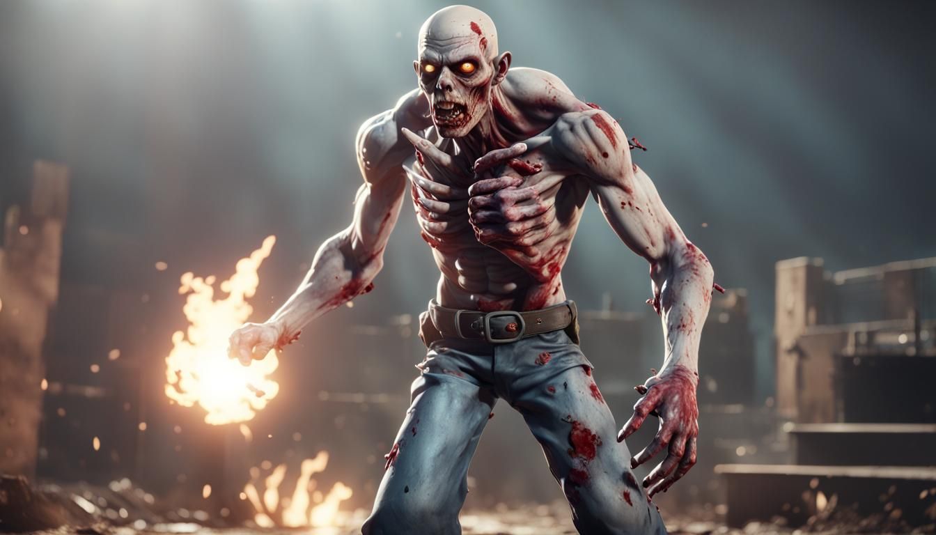 Zombie - AI Generated Artwork - NightCafe Creator