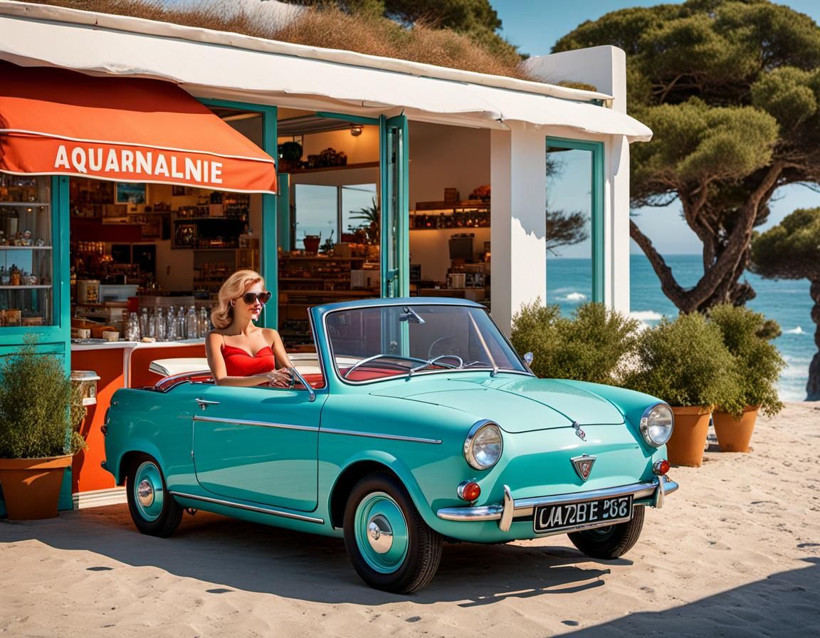 Autobianchi Bianchina Cabriolet - AI Generated Artwork - NightCafe Creator