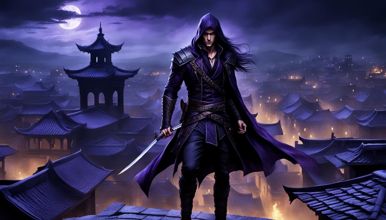 ROOFTOP ASSASSIN - AI Generated Artwork - NightCafe Creator