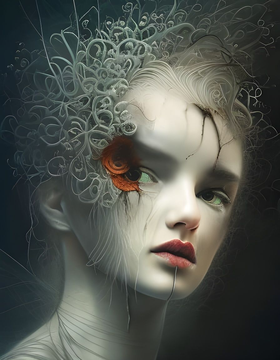 Exploding Dead Flowers - AI Generated Artwork - NightCafe Creator