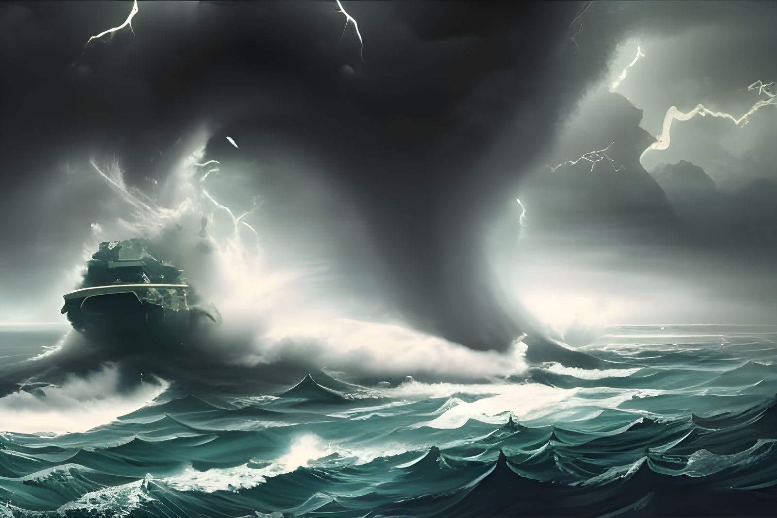 Wild Hurricane - AI Generated Artwork - NightCafe Creator