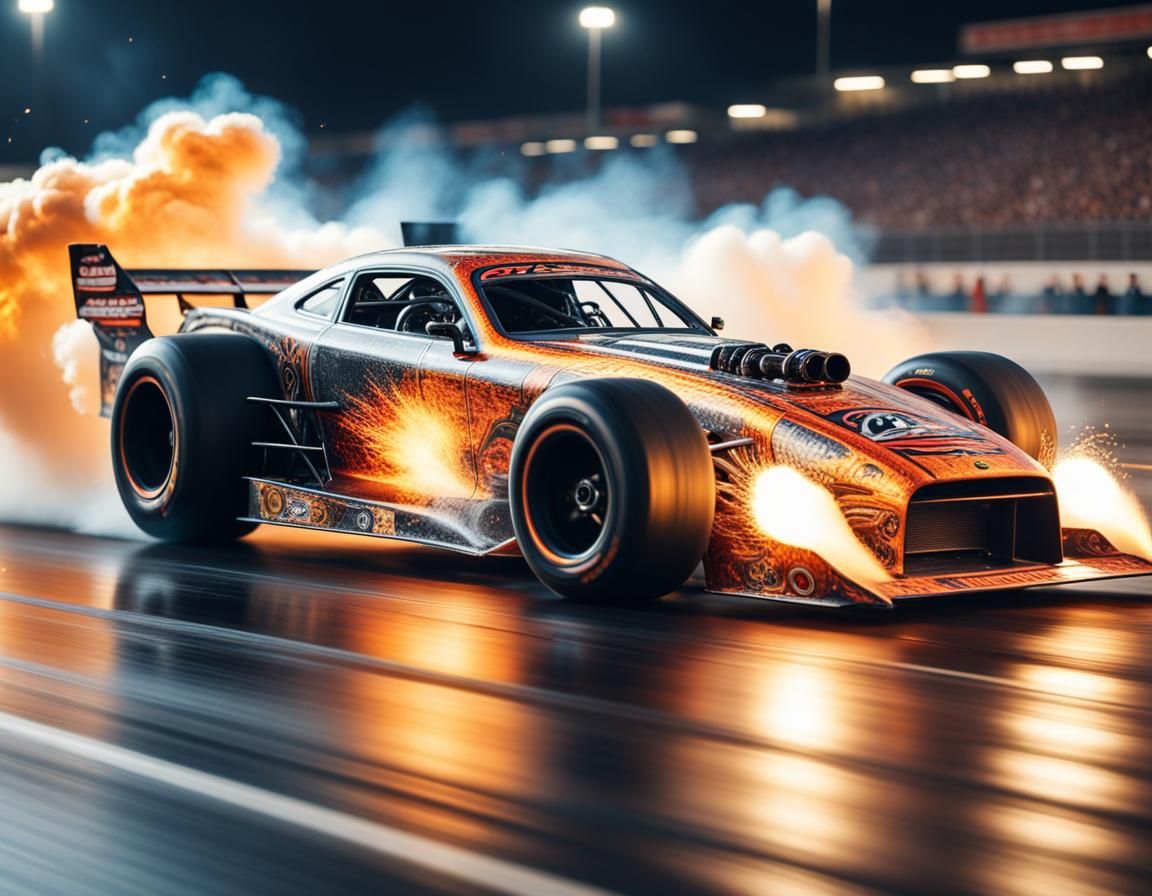 Drag Racer 2 - AI Generated Artwork - NightCafe Creator
