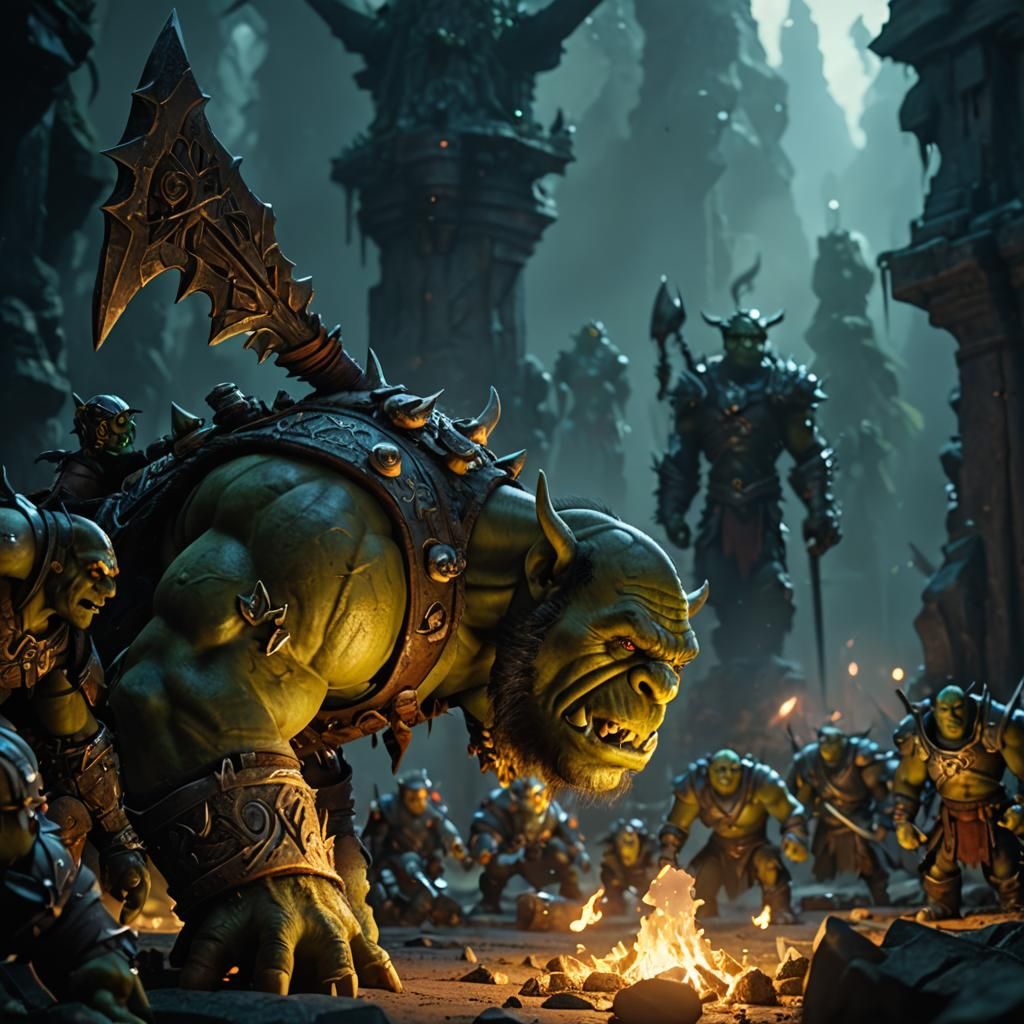 The King of Orcs. - AI Generated Artwork - NightCafe Creator