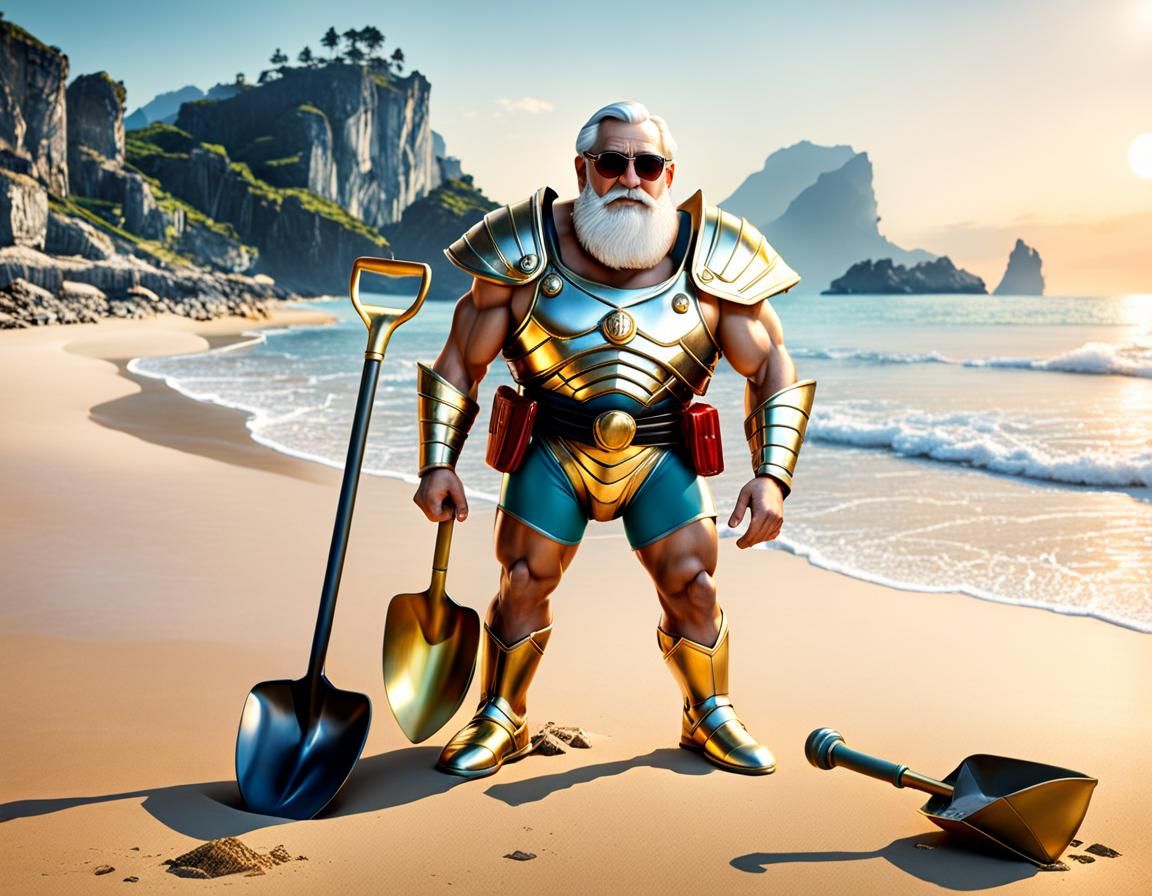 Beach warriors - AI Generated Artwork - NightCafe Creator