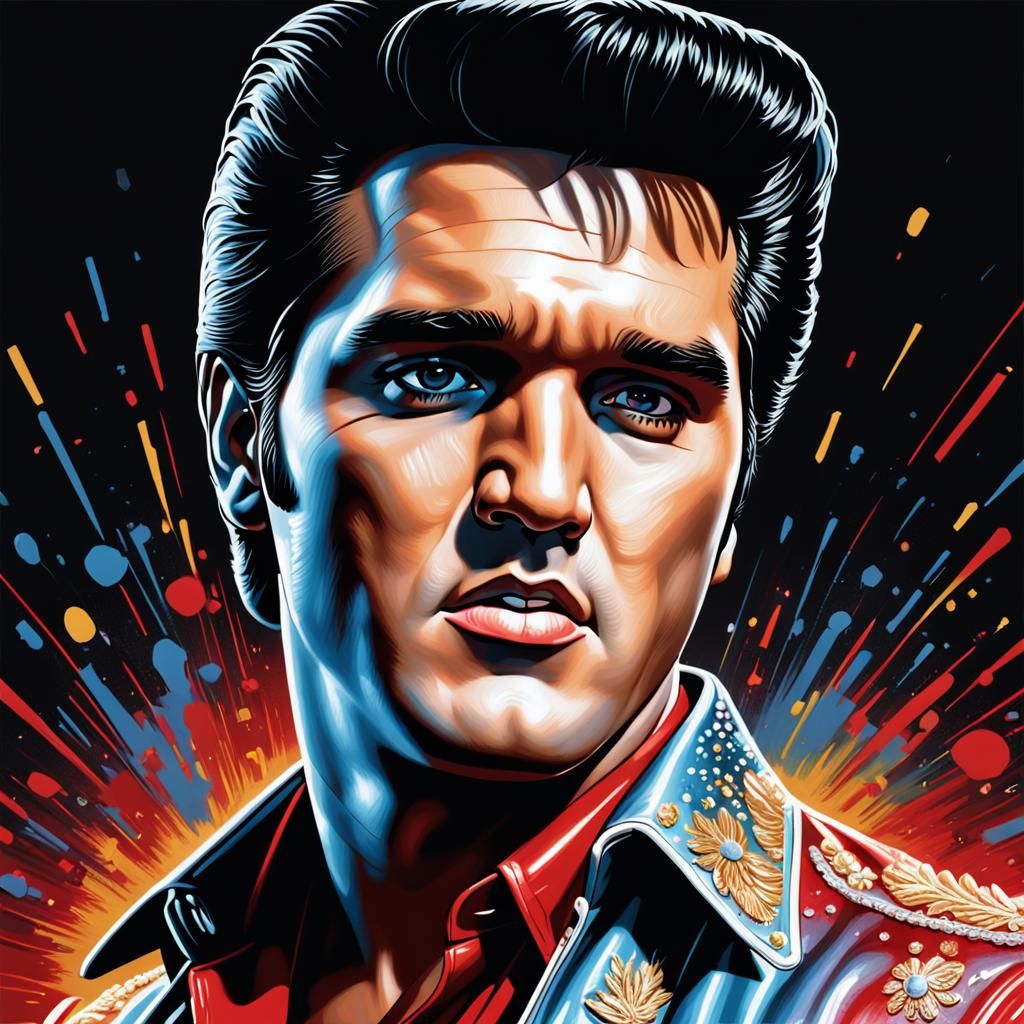 ELVIS - AI Generated Artwork - NightCafe Creator