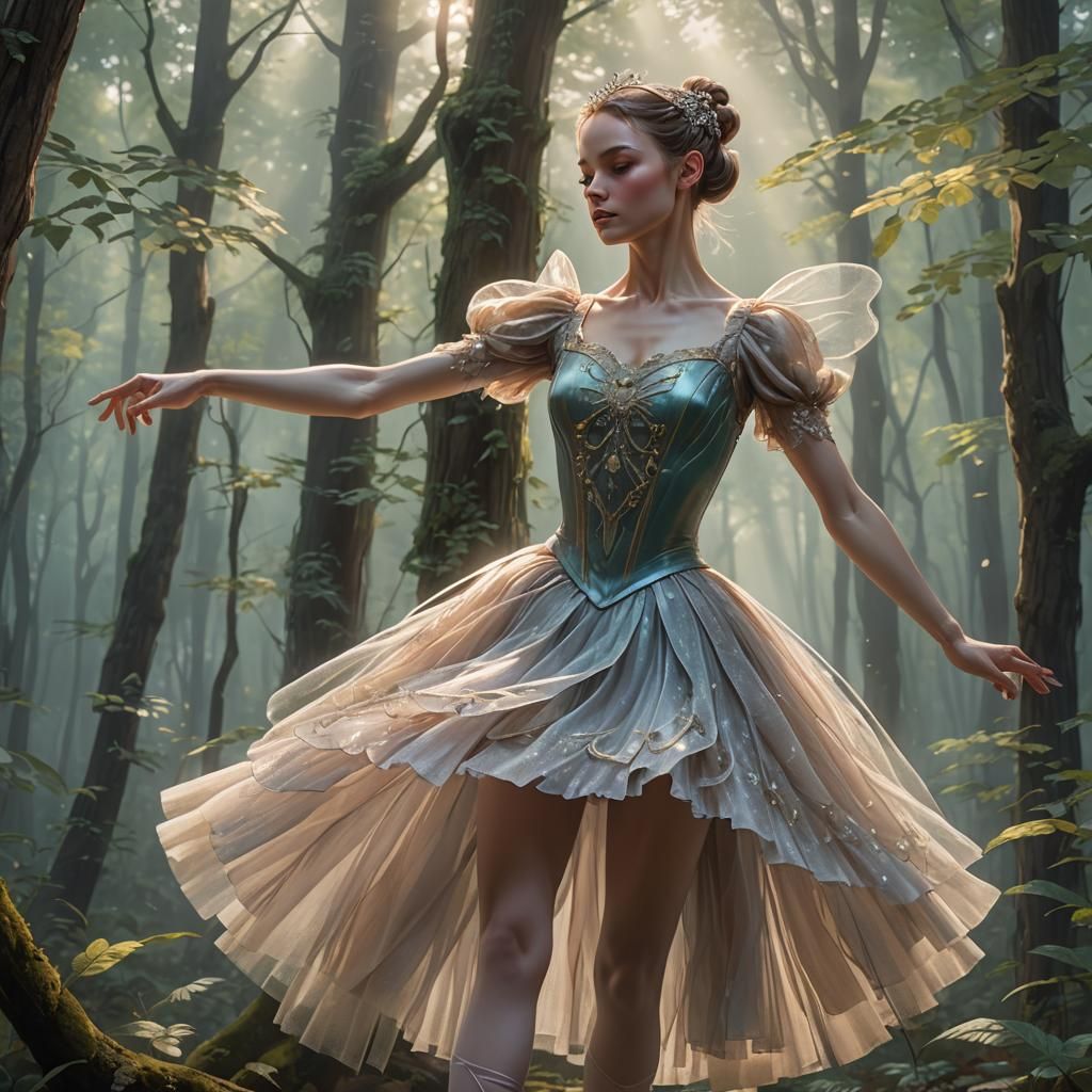 Forest Ballet - AI Generated Artwork - NightCafe Creator