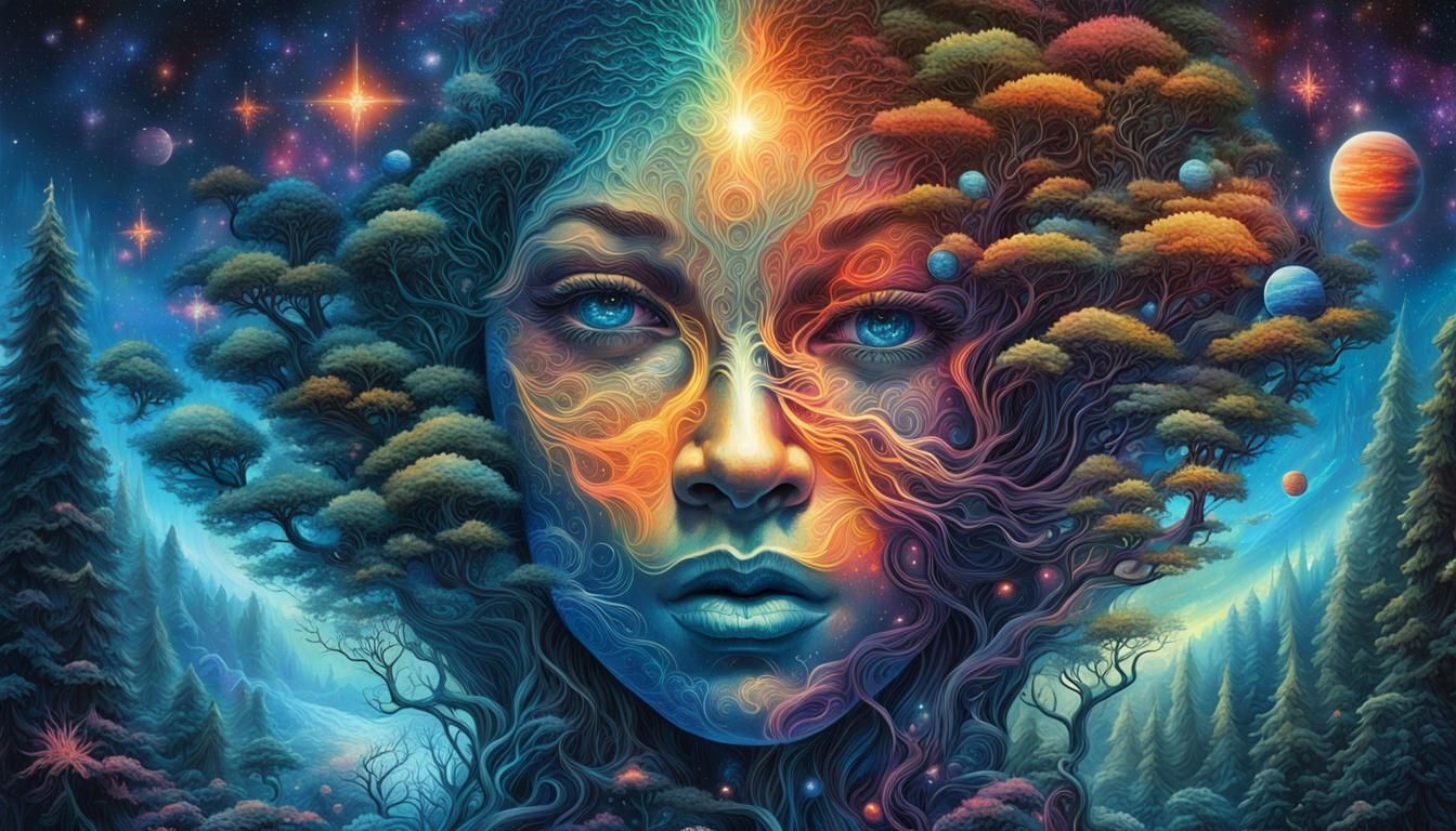 Tree Goddess! - AI Generated Artwork - NightCafe Creator