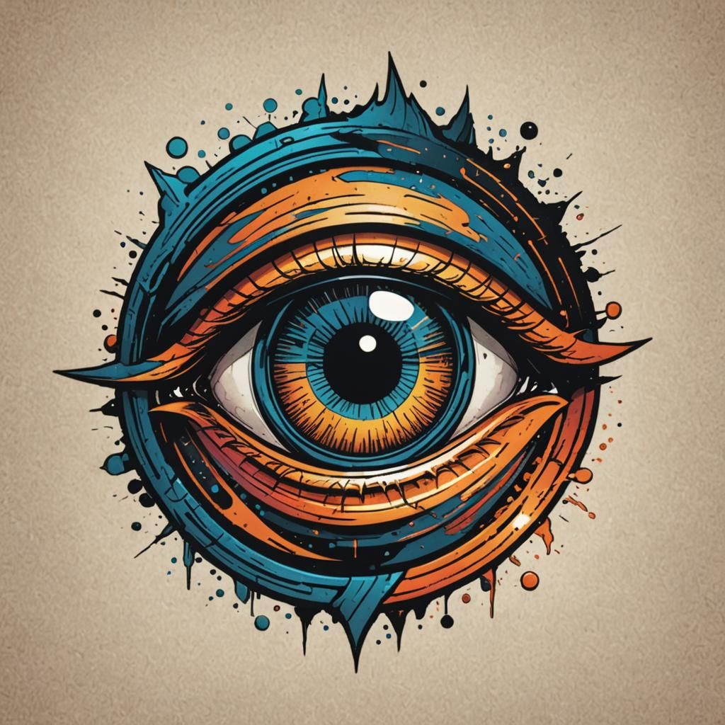 Compass eye - AI Generated Artwork - NightCafe Creator