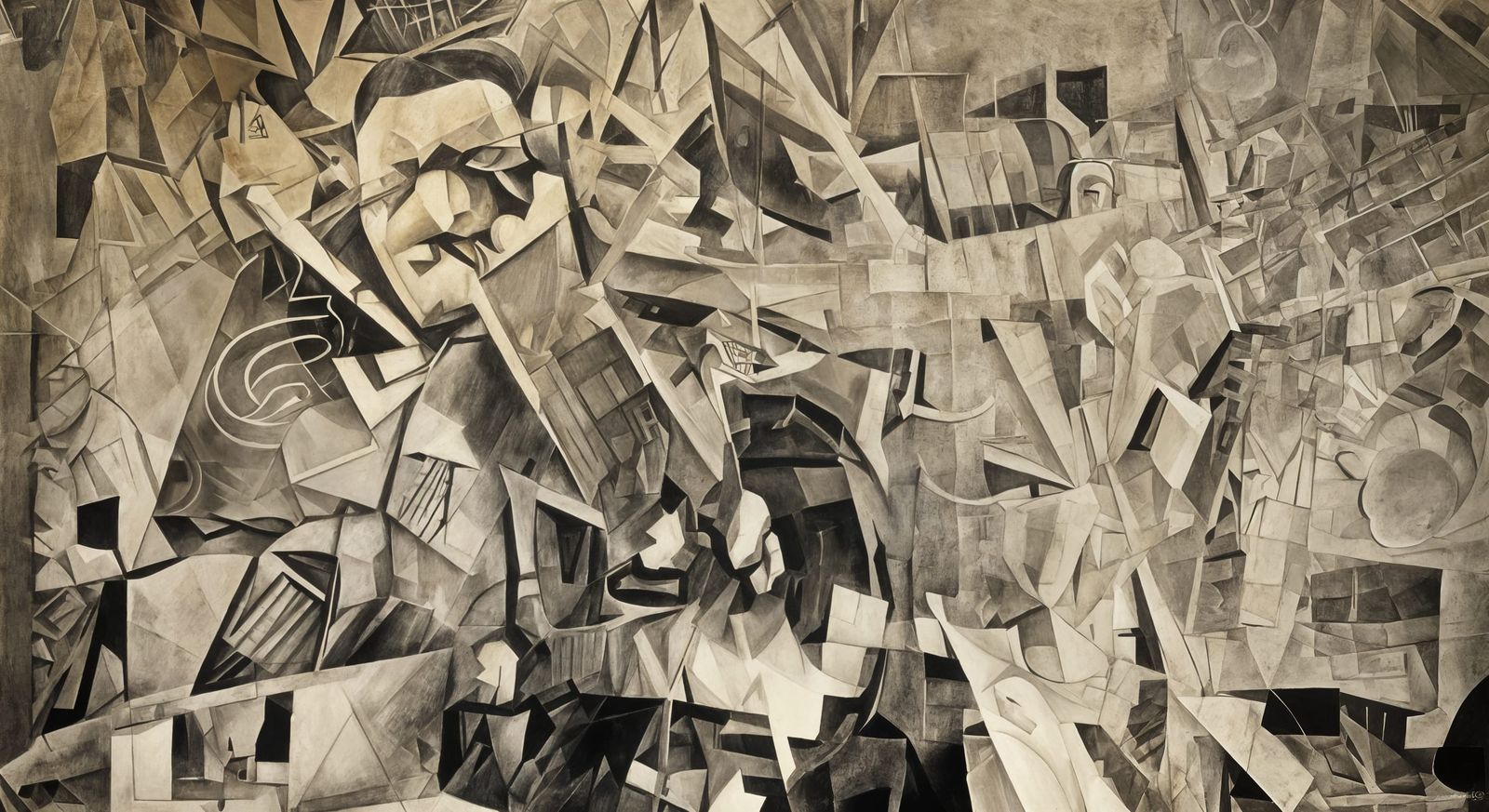 War on Drugs - Surrealist Cubist Masterpiece: Fragmented War...