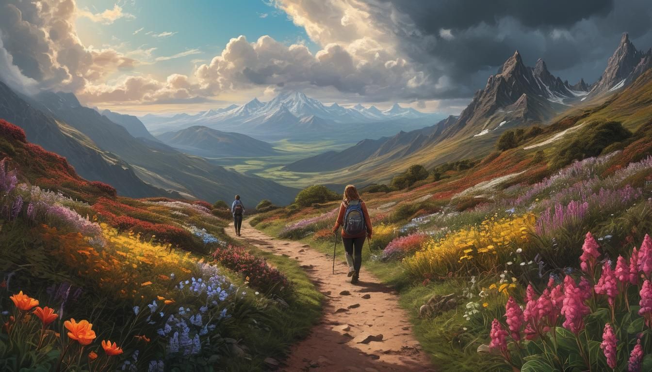 The world is vast and beautiful - AI Generated Artwork - NightCafe Creator