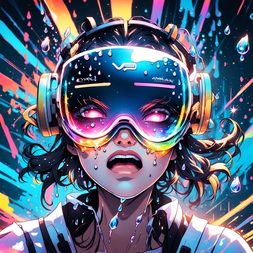 VR Girl - AI Generated Artwork - NightCafe Creator