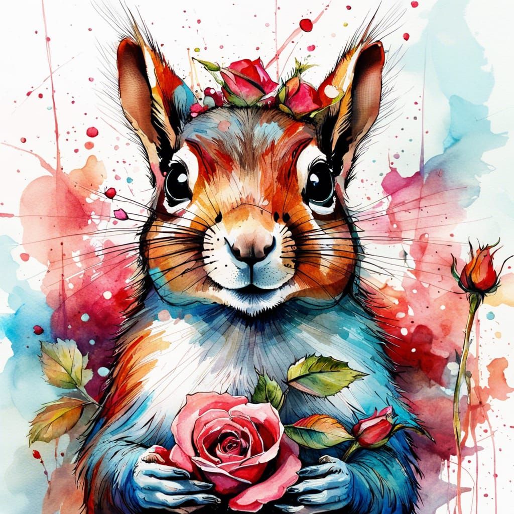 Princess squirrel - AI Generated Artwork - NightCafe Creator