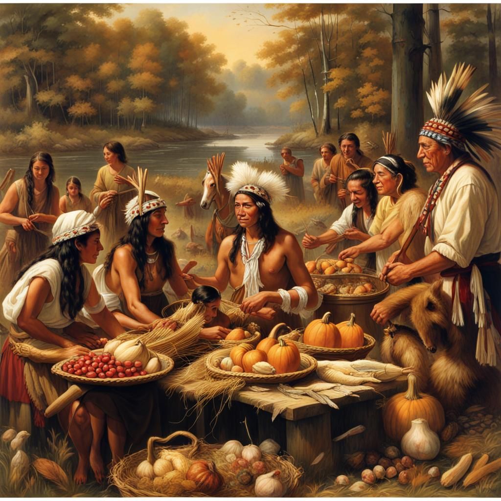 In 1961, Wampanoag Native Americans and Pilgrims coming together to ...