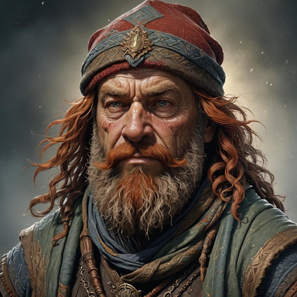 Grizzled Dwarf Magic-User - AI Generated Artwork - NightCafe Creator