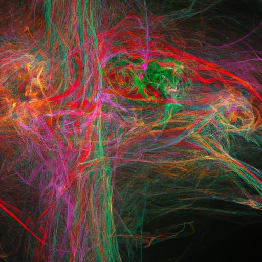 abstract entropy visualization in the universe - AI Generated Artwork ...