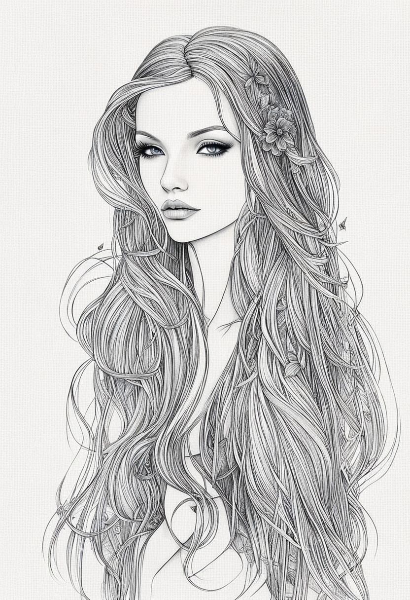 Line drawing - AI Generated Artwork - NightCafe Creator