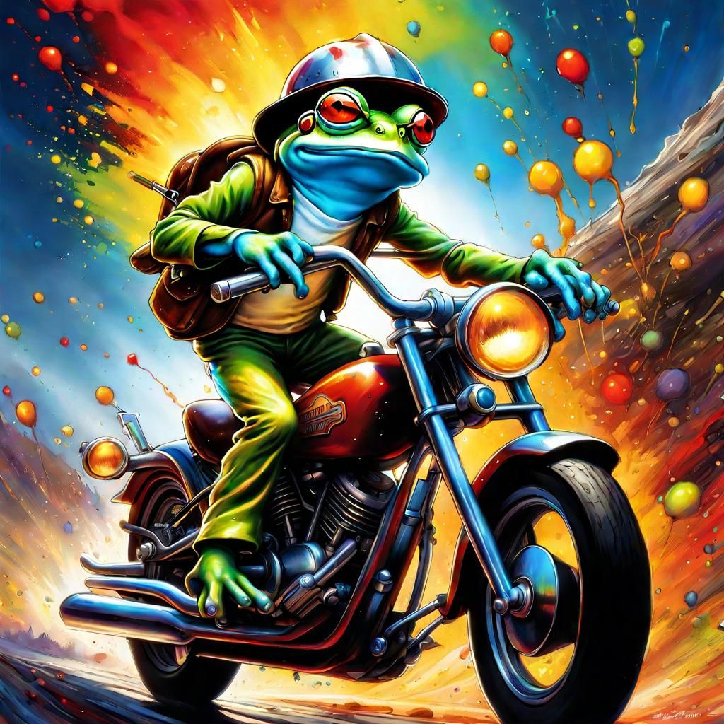 Crazy Frog - AI Generated Artwork - NightCafe Creator