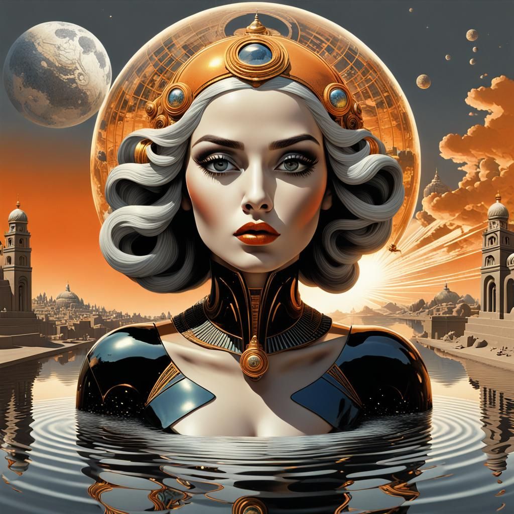 From the series of portraits - AI Generated Artwork - NightCafe Creator