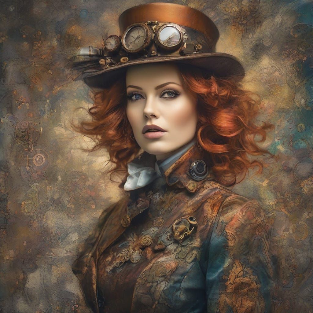 Dynamic steampunk art style - Dynamic steampunk art style