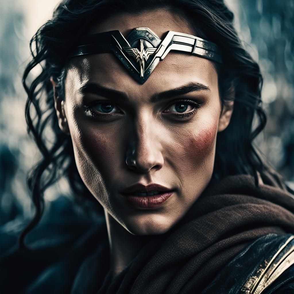 Gal Gadot in the movie Wonder Woman - AI Generated Artwork - NightCafe ...
