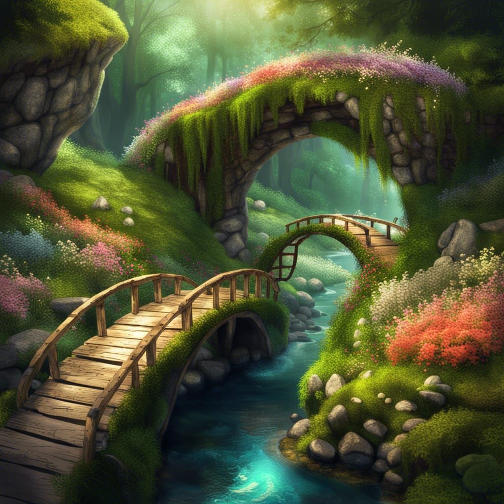 Natural bridge - AI Generated Artwork - NightCafe Creator
