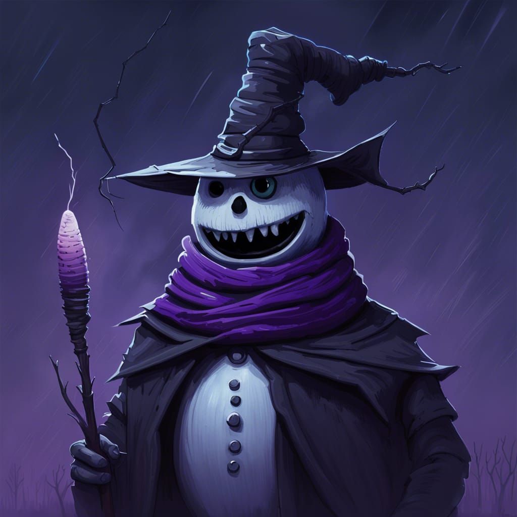 Evil snow witch - AI Generated Artwork - NightCafe Creator