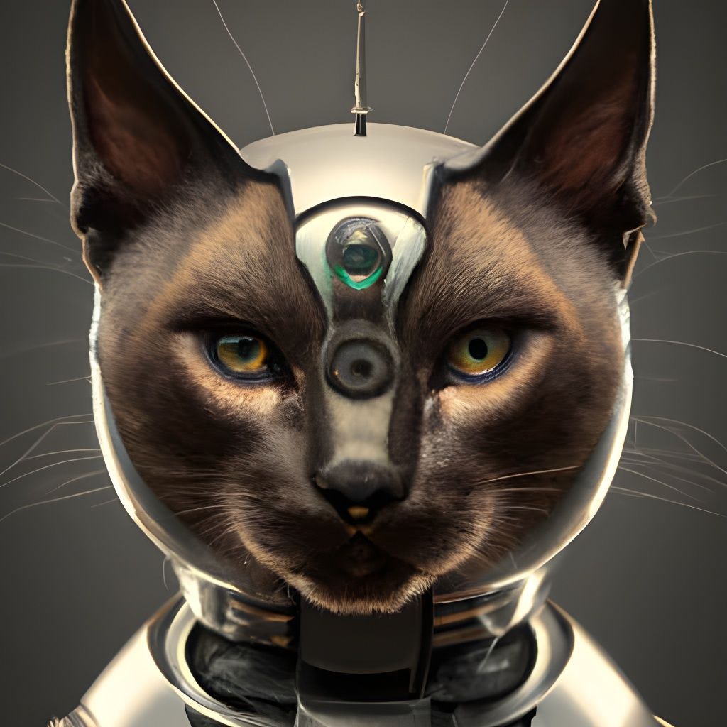 Doomslayer Cat - AI Generated Artwork - NightCafe Creator