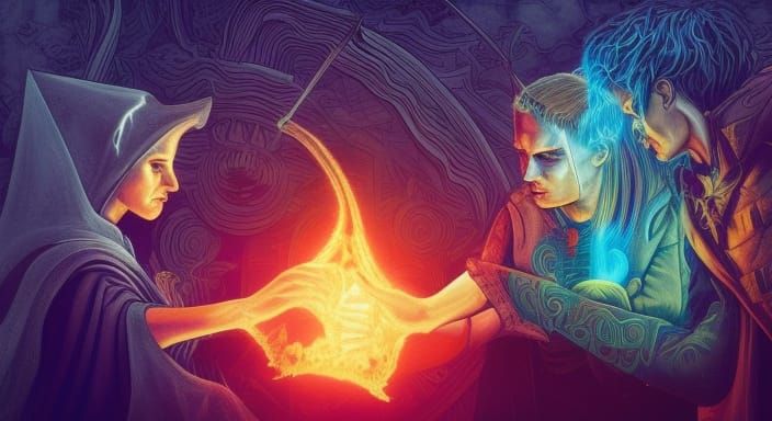 Spellcasters - AI Generated Artwork - NightCafe Creator